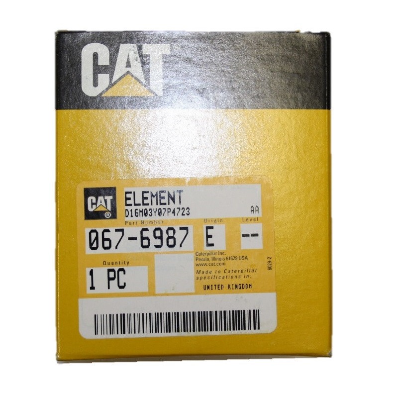 Filtre a gasoil CAT, CATERPILLAR, tracteur Tym T603, 067-6987, 0676987